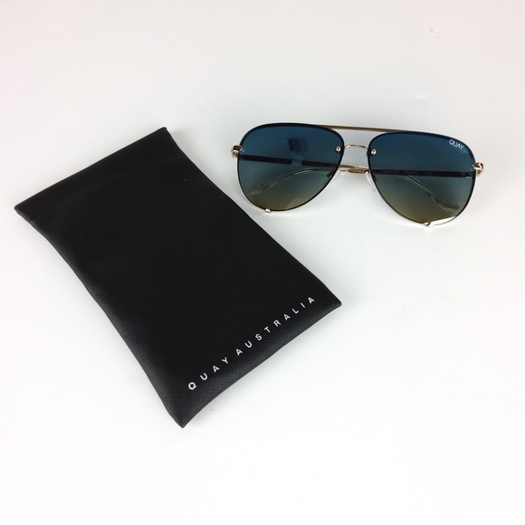 Quay Australia | Accessories | Quay Australia High Key Rimless Aviator ...